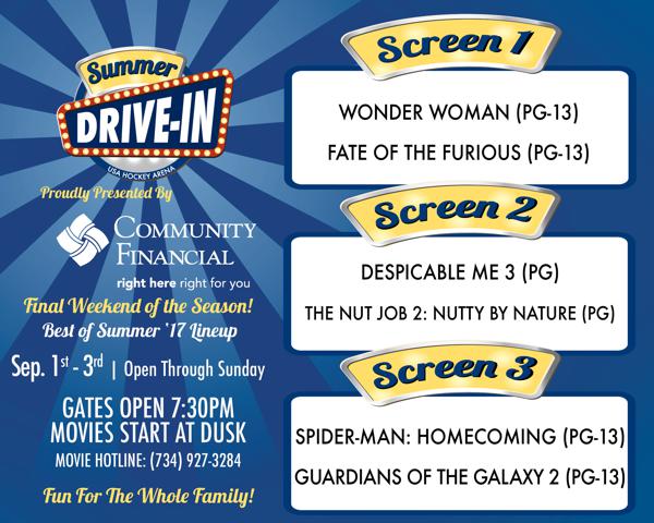 Drive-in Unveils Final Weekend Lineup