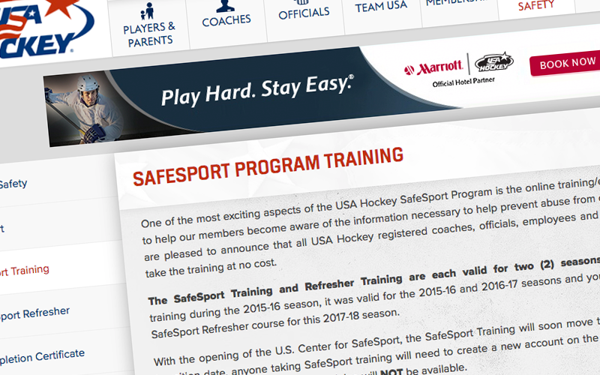VOLUNTEERS: Now is the time. Complete your SafeSport training!