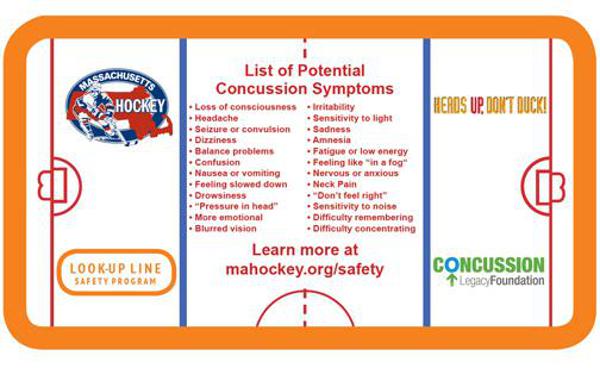 New Concussion Awareness Tool from Massachusetts Hockey