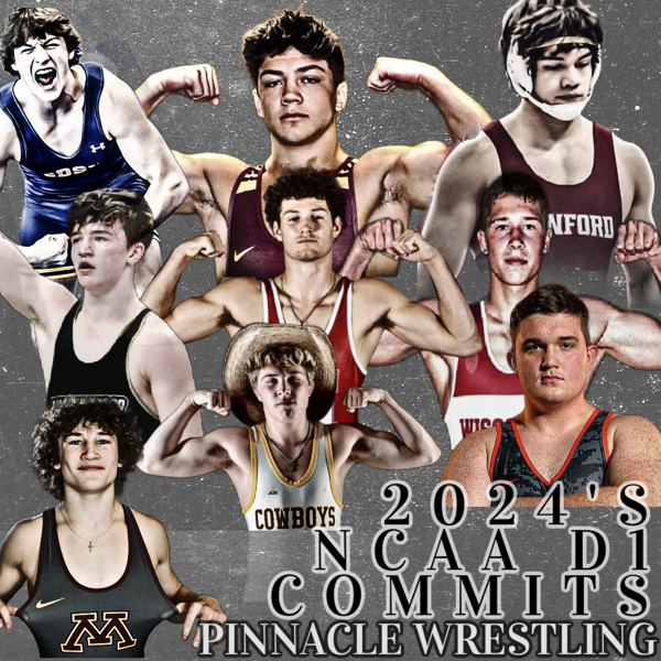 11 Division 1 and 28 2024 Seniors wrestling at the next level
