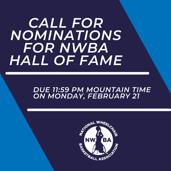 Call for Nominations for NWBA Hall of Fame