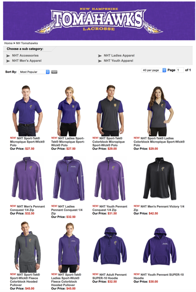 NHT Apparel Store Open 24/7