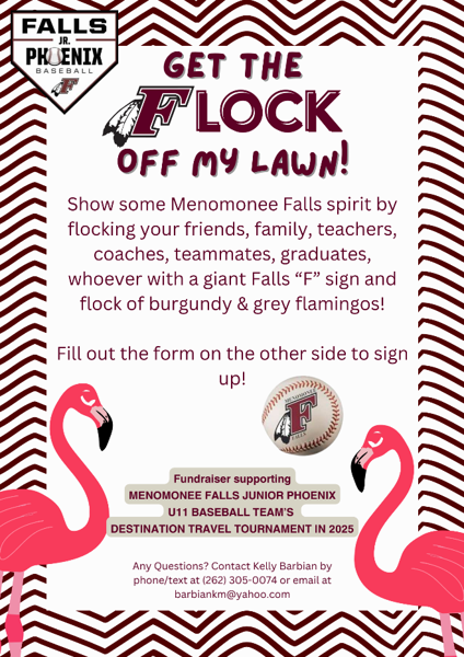 Get the Flock Off My Lawn Fundraiser