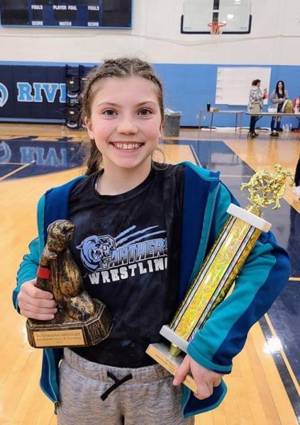Summer Mutschler Makes A Team AA County Wrestling History