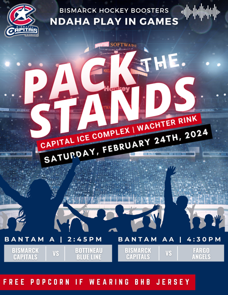 Pack the Stands - NDAHA Play in Games (BAA & BA)