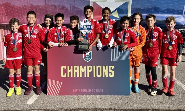 U12 & U13 Elite Boys Win NCFC Showcase