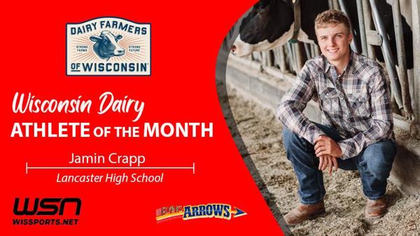 Wisconsin Dairy Male Athlete of the Month: Jamin Crapp, Lancaster High ...