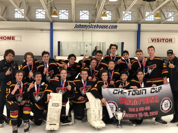 Dallas Penguins 16U A Team Wins Big In The Windy City!