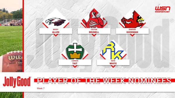 Week 7 Jolly Good Football Player of the Week Nominees