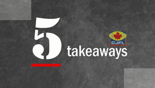 5 Takeaways - Week 1