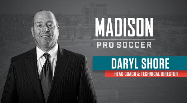 Daryl Shore Named First Madison Pro Soccer Head Coach