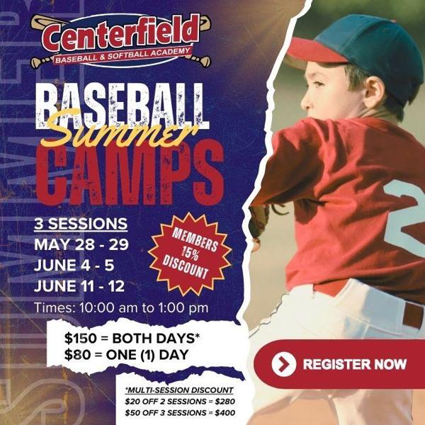 Youth Summer Academy Baseball Camps