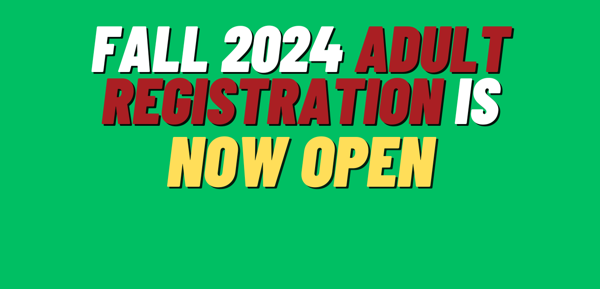 Fall 2024 Adult Program Registration Is Now Available