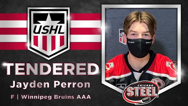 Steel Sign Jayden Perron to Tender