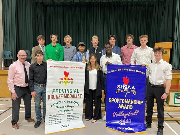 Sportsmanship Award - 2A Boys Volleyball - Ponteix
