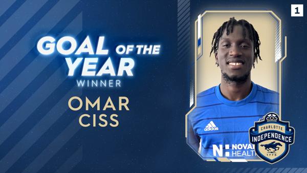 Charlotte's Omar Ciss wins 2022 Fans' Choice Goal of the Year