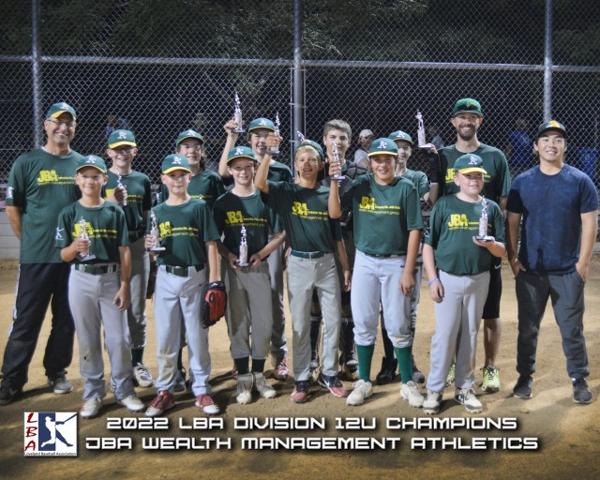 2022 12U Champions - JBA Wealth Management Athletics