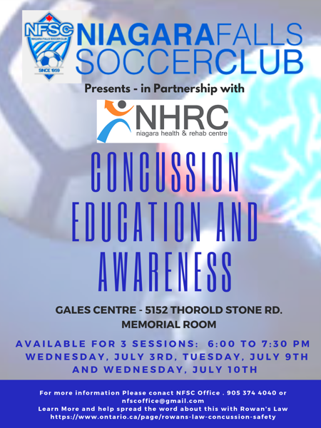 NFSC and NHRC Concussion Education and Awareness Sessions