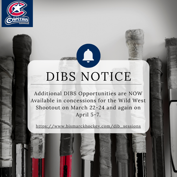 Additional DIBS Opportunities Available: Concessions