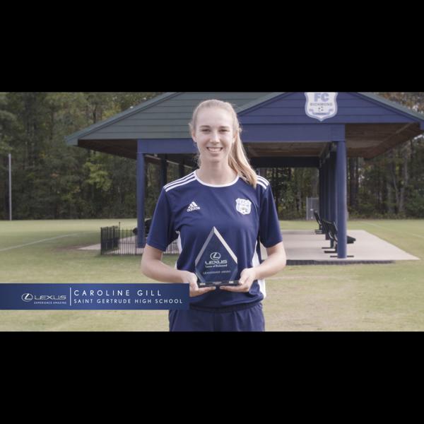 Caroline Gill Recognized as Lexus of Richmond's 4th Scholar Athlete