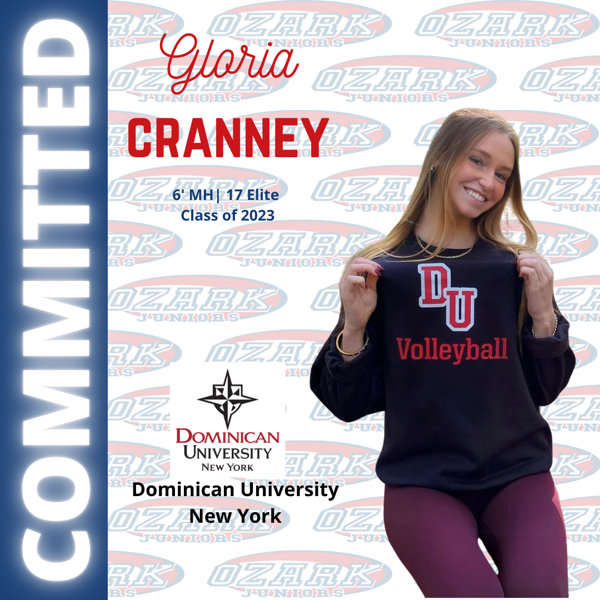 Gloria Cranney commits to Dominican University New York