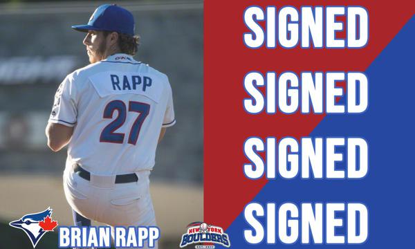 BOULDERS’ RAPP PURCHASED BY BLUE JAYS