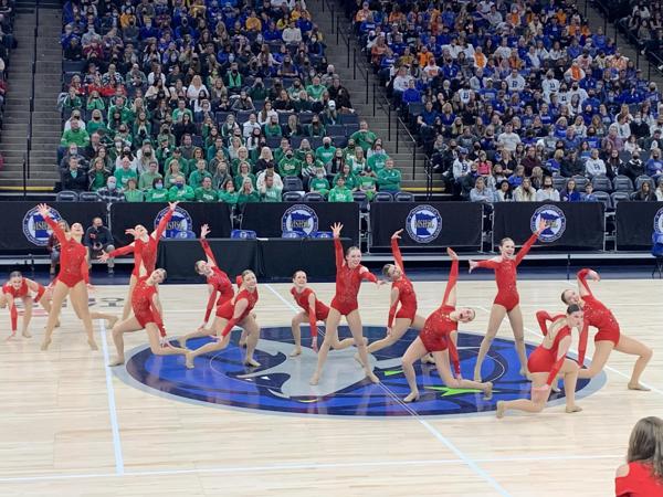 Hawkettes Place Fourth in Jazz, Kick at MSHSL Dance Team Tournament