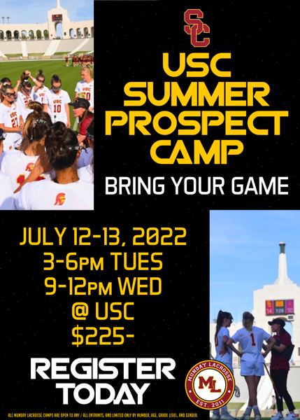 Announcing the 2022 USC Summer Prospect Camp