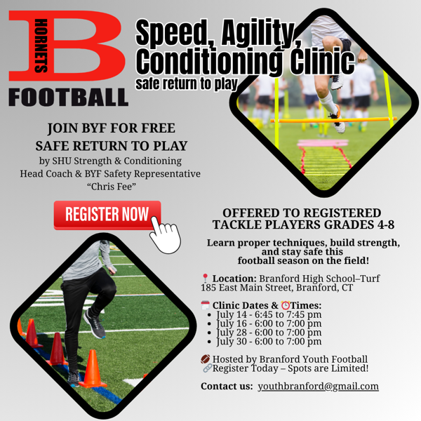 Free Speed, Agility, Conditioning Clinic By Chris Fee