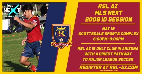 RSL AZ MLS Next Announced 2009 ID Session