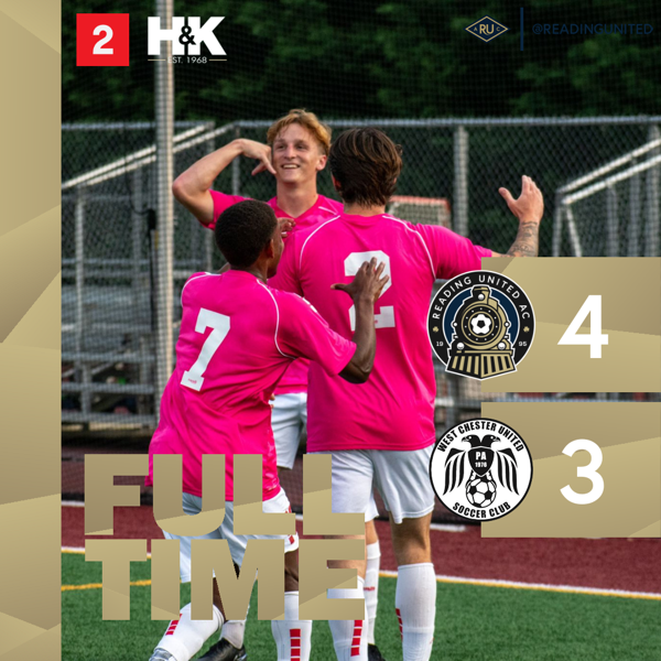 Reading United AC rally past West Chester United