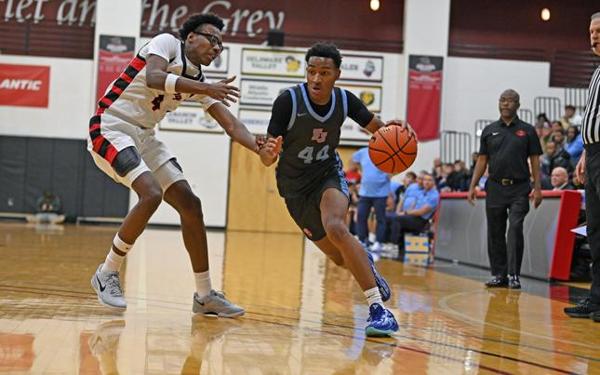 Derrick Morton-Rivera's star turn arriving for Father Judge