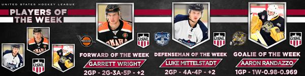 2021-22 USHL Players of the Week - Week 5