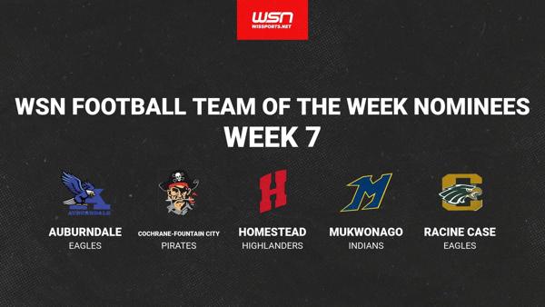 Week 7 WSN Football Team of the Week Nominees