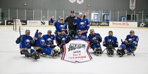 Veteran Bond Fuels On- and Off-Ice Success for the Buffalo Sabres Sled Vets