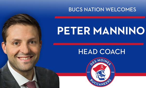 Des Moines Buccaneers Announce Peter Mannino as Head Coach