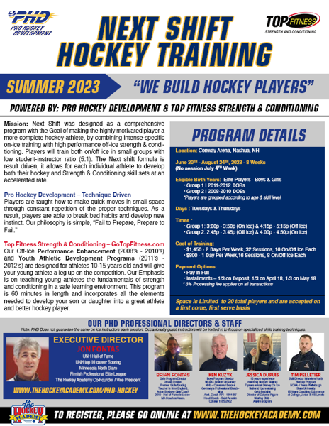 Introducing the PHD Next Shift Training Program!