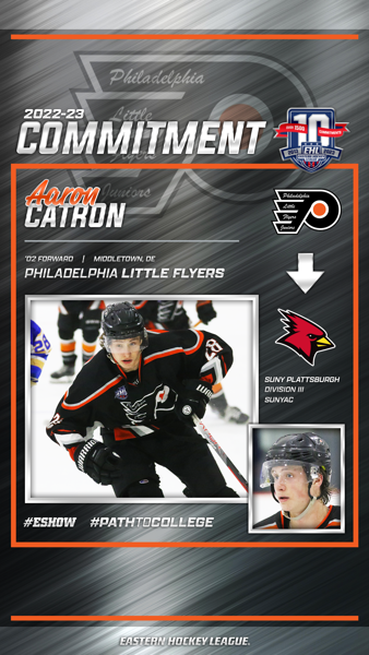 EHL: Catron commits to defending SUNYAC champions