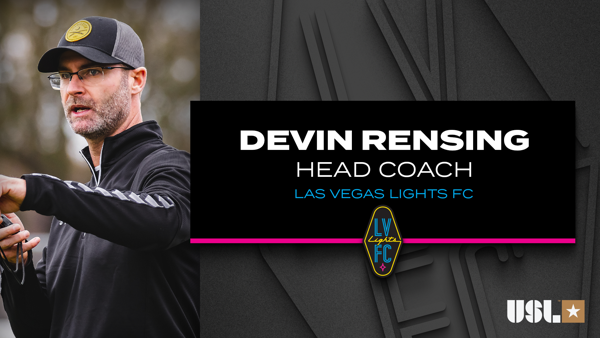 Las Vegas Lights FC Appoints Devin Rensing as new Head Coach
