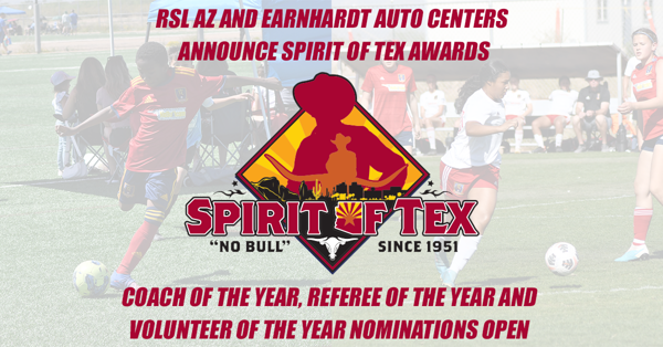 RSL AZ & Earnhardt Auto Centers Announce Spirit Of Tex Awards