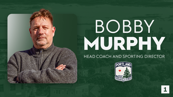 Portland Hearts of Pine name Bobby Murphy first head coach in club history
