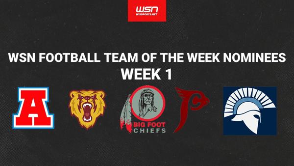 Week 1 WSN Football Team of the Week Nominees