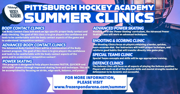 PHA SUMMER SKILLS CLINICS RIGHT AROUND THE CORNER...