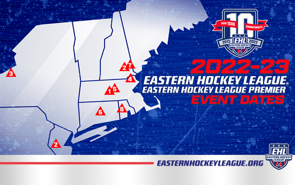 EHL and EHLP Announce Key Dates and Locations for 2022-23 Season