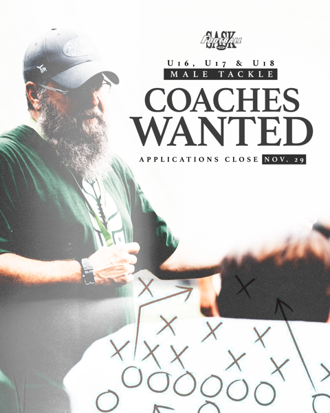 CONTACT & NON-CONTACT PROVINCIAL TEAM COACH APPLICATIONS NOW OPEN