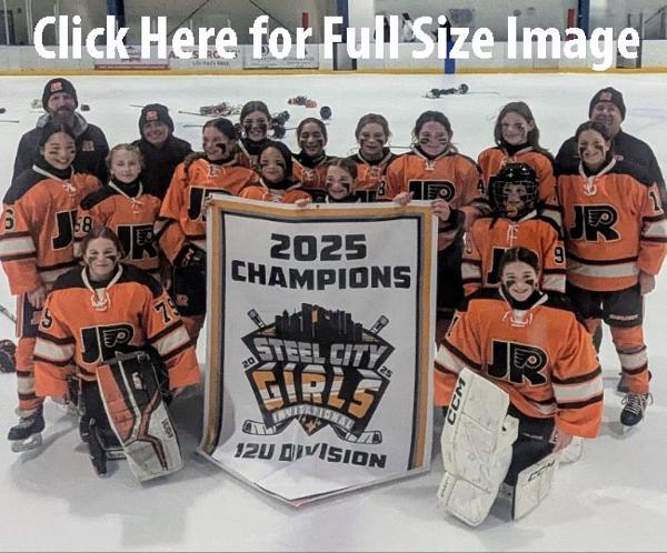 Girls 12UAA team wins 2025 Steel City Championship!