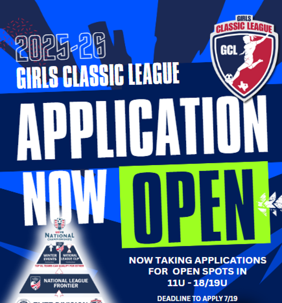 2025-26 GCL Application Now Open