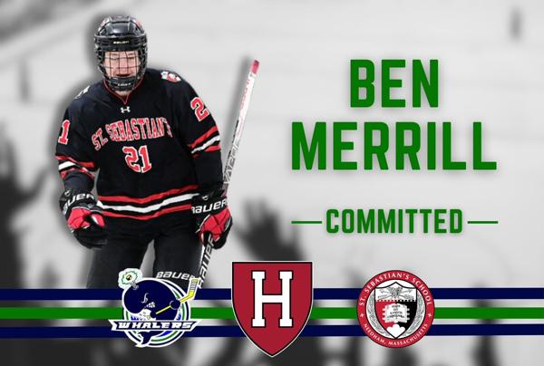 U18 Whaler Ben Merrill Commits to Harvard