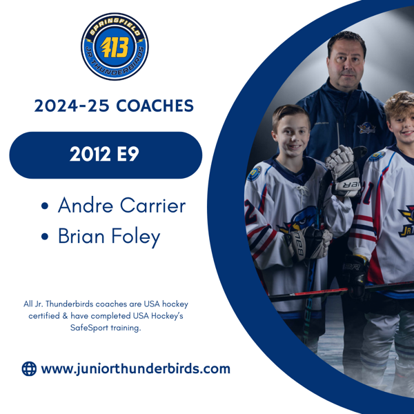 Brian Foley joins the 2012 E9 coaching staff for the 2024-25 season!