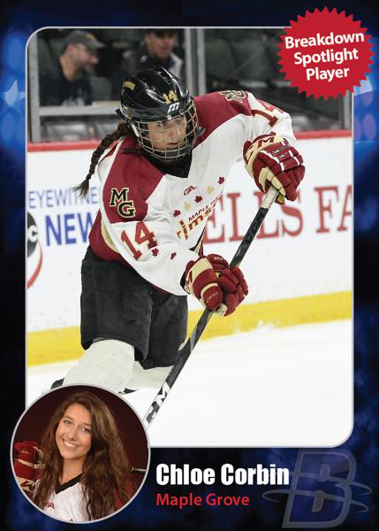 Girls' hockey: Chloe Corbin